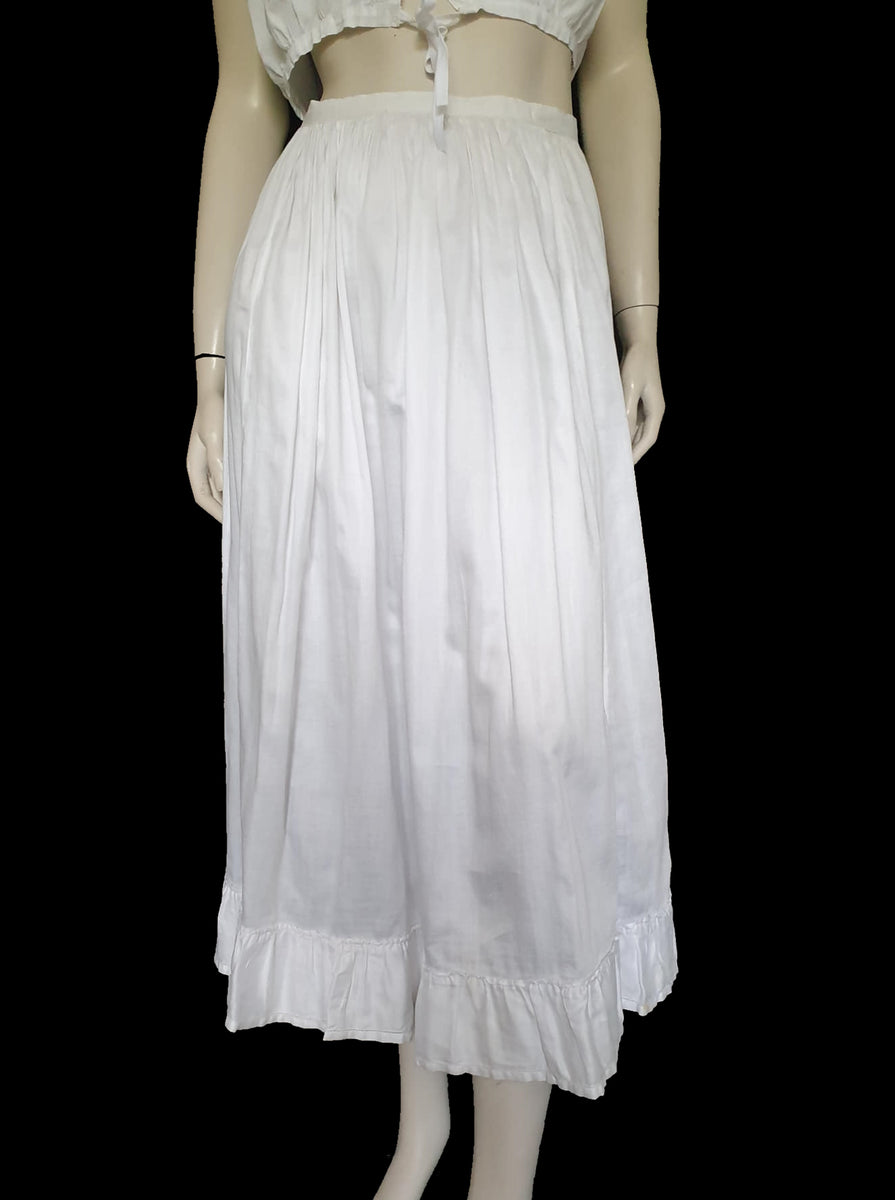 Long Petticoat Skirt With Ruffle - Boho Style - S – Louisa Amelia Jane ...