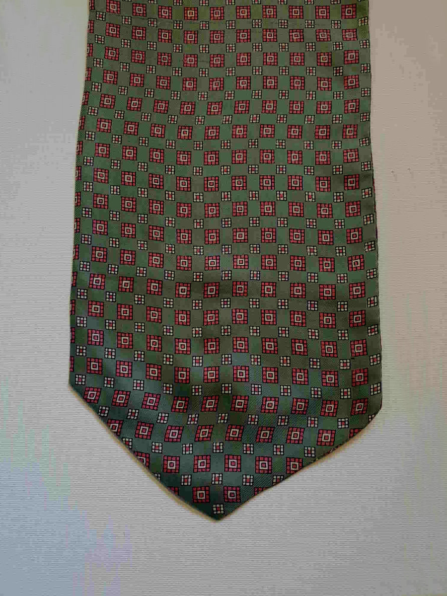 1960s Olive Green Silk Cravat, Ascot, by Rodney – Louisa Amelia Jane ...