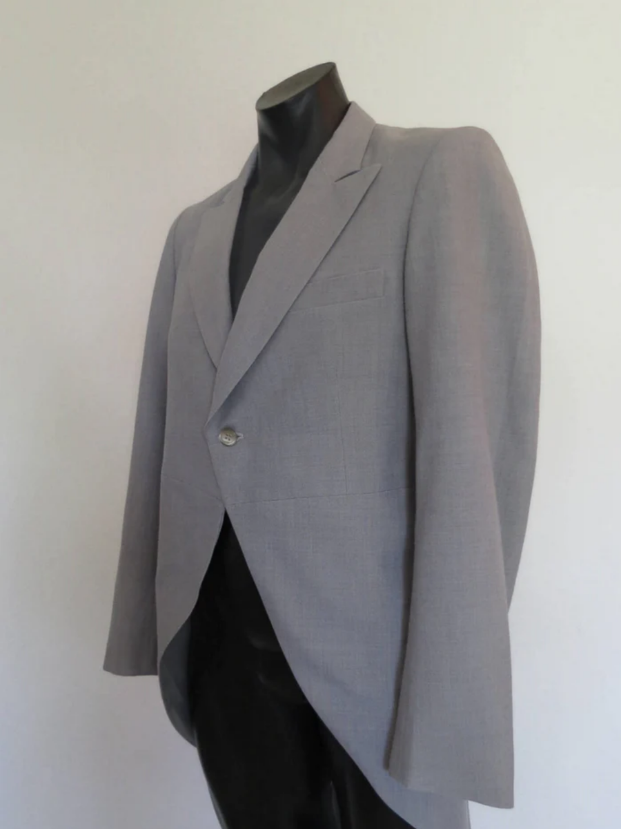 Grey Morning Coat, Tailcoat by Adelaide Tailoring - 1970s – Louisa ...