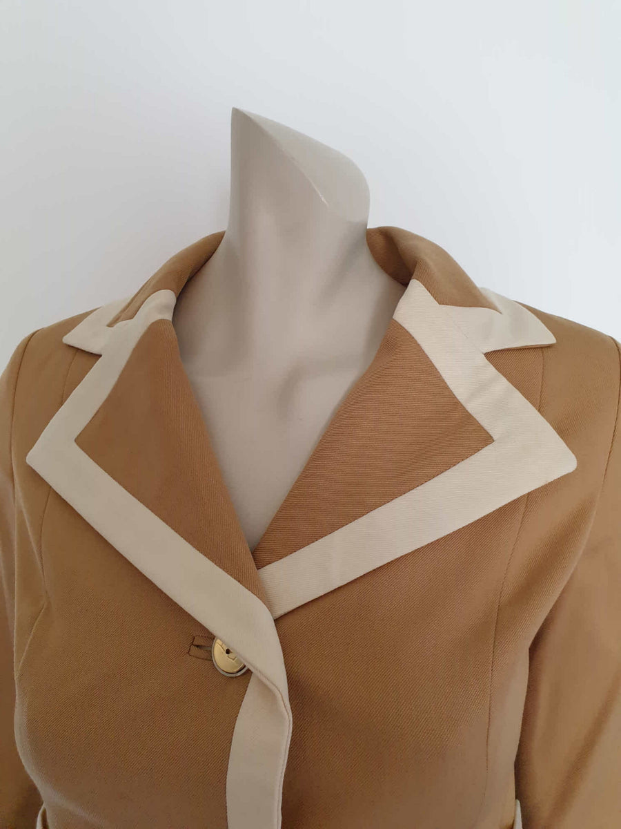 1970s Caramel Wool Cropped Jacket by Gulp - Bust 81 cm – Louisa Amelia ...